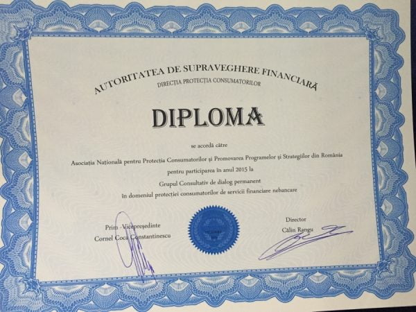 Diplome și certificate - InfoCons