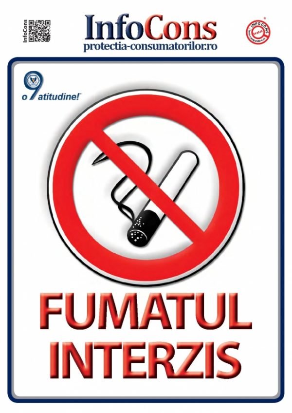 Informatii referitoare la interzicerea fumatului în spațiile închise ...