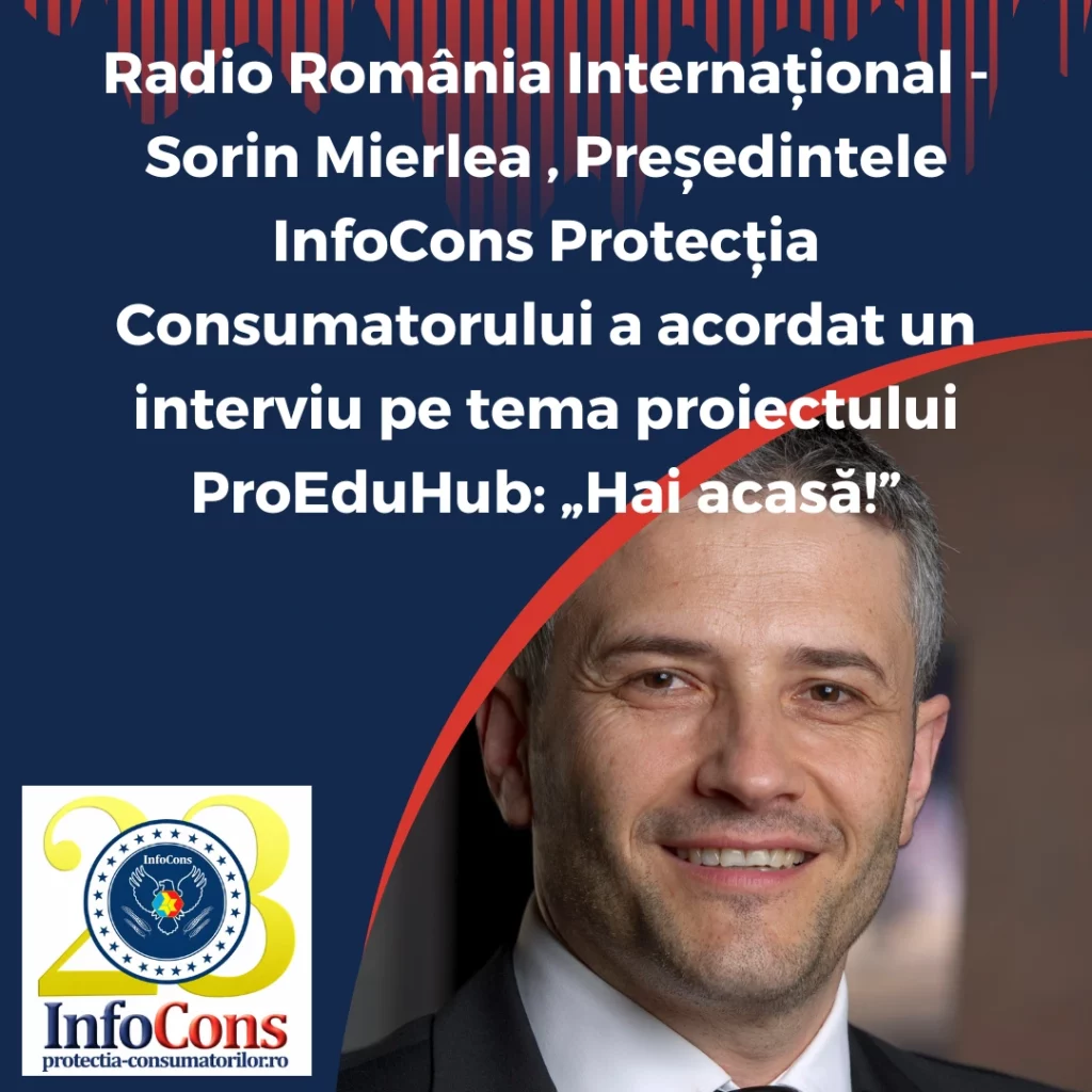 Radio România Internațional - Sorin Mierlea , Președintele InfoCons ...